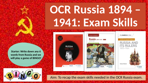 OCR Russia A Level 1894–1941 REVISION | Teaching Resources
