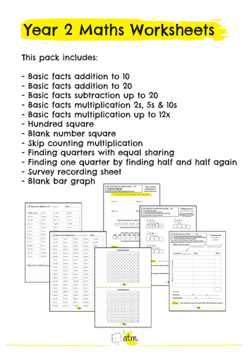 Year 2 Maths Worksheets | Teaching Resources