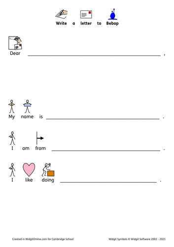 SEN English Lesson: Letter writing | Teaching Resources