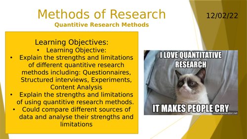 Sociology International Cambridge AS/A level Research Methods ...