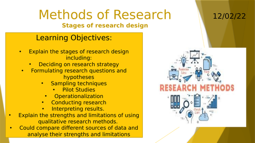 Sociology International Cambridge AS/A level Research Methods ...