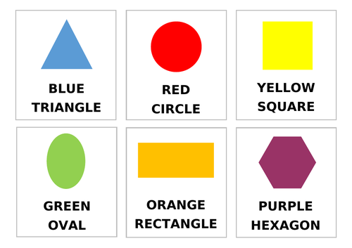 2D Shapes and Colours | Teaching Resources