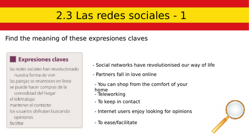 AS Spanish Lesson 2.3 Las redes sociales: beneficios y peligros ...