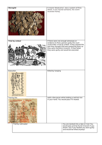 Anglo-Saxon Crime and Punishment activities and smart | Teaching Resources Anglo-Saxon Crime and Punishment activities and smart | Teaching Resources