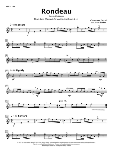 Rondeau [Flexible Instrumentation] | Teaching Resources