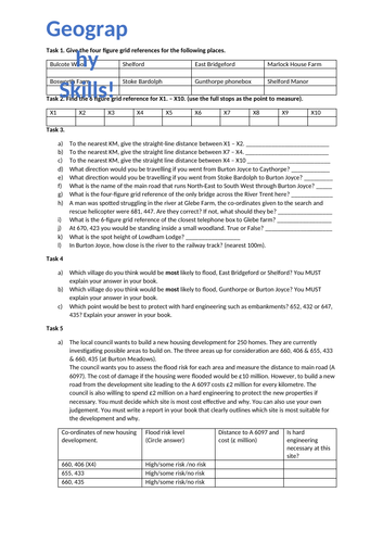 Geography GCSE Rivers Skills lesson - Suitable for all exam boards (AQA ...