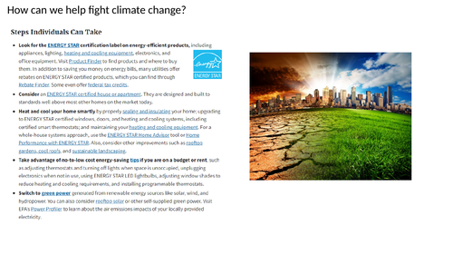 Ecosystems Climate Crisis Project KS3 | Teaching Resources