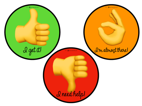 PRINTABLE Self-Assessment Tray Labels (katie_wlknsn) | Teaching Resources