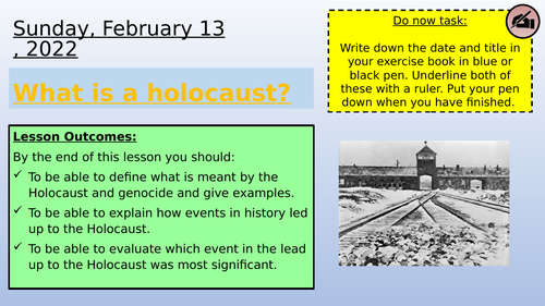 An Introduction to the holocaust | Teaching Resources