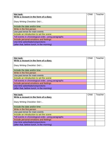 Year 4 Literacy Planning - Diary Writing - Gangsta Granny | Teaching ...