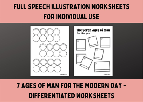 All the World's a Stage | The Seven Ages of Man | Differentiated ...