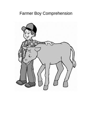 Farmer Boy Comprehension Quizzes | Teaching Resources