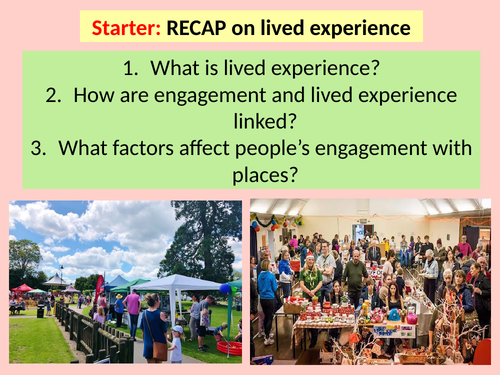 Edexcel A-Level Geography Topic 4A Regenerating Places | Teaching Resources