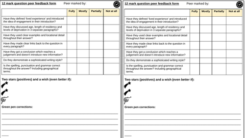 Edexcel A-Level Geography Topic 4A Regenerating Places | Teaching Resources