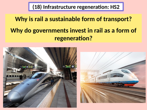 Edexcel A-Level Geography Topic 4A Regenerating Places | Teaching Resources
