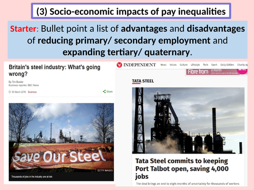 Edexcel A-Level Geography Topic 4A Regenerating Places | Teaching Resources