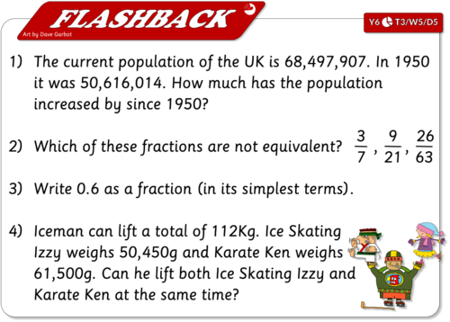 Y6 Maths Flashbacks | Teaching Resources