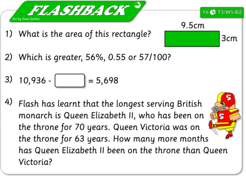 Y6 Maths Flashbacks | Teaching Resources