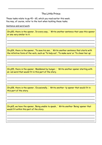 'Clockwork' by Philip Pullman - 5 weeks of Literacy tasks, write on and ...