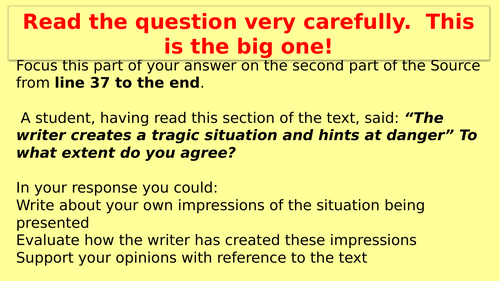 AQA GCSE English Paper 1 Practice - Jurassic Park | Teaching Resources