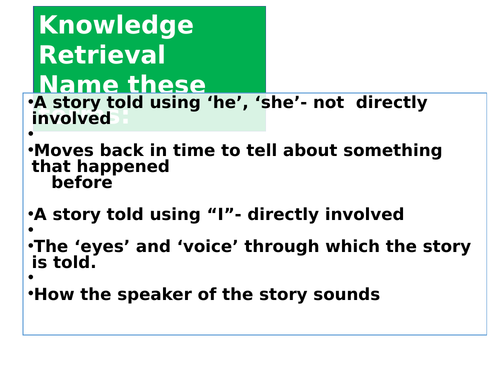 Narrative Writing / Creative Writing Mini Scheme KS3/KS4 | Teaching ...