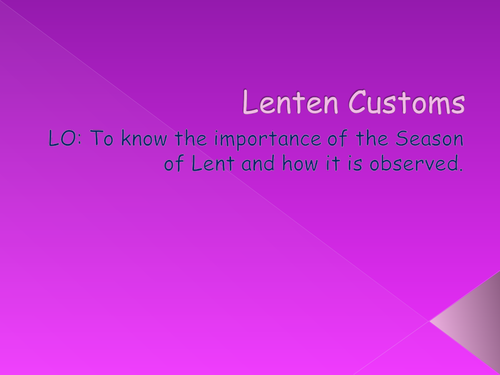 Ash Wednesday Lent Teaching Resources Planning Powerpoints Worksheets ...