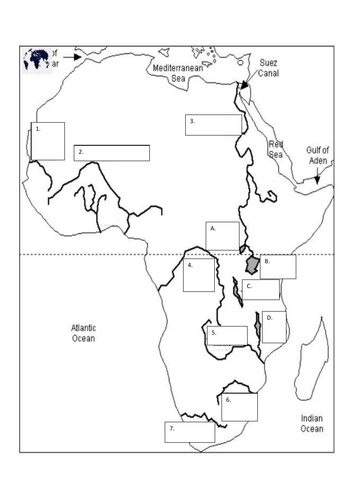 Africa: Rivers and Lakes - Lesson! | Teaching Resources