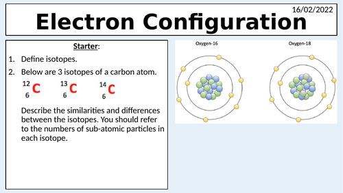 Atomic Structure, Isotopes & Electron Configuration (3 lessons ...