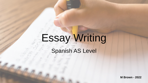 Paper 2 AQA AS Spanish Essay Writing | Teaching Resources
