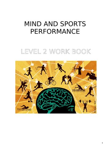 Level 2 BTEC Sport Unit 3 Mind and Sports Performance | Teaching Resources