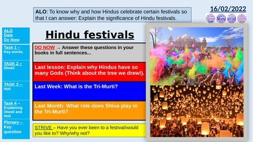 Hindu festivals. Diwali and Holi. | Teaching Resources