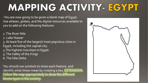 Egypt - Exploring Human and Physical Geography Lesson! | Teaching Resources
