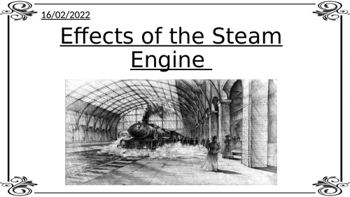 Effects of the steam engine | Teaching Resources