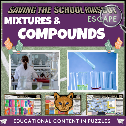 Science Mixtures and Compounds Escape Room | Teaching Resources