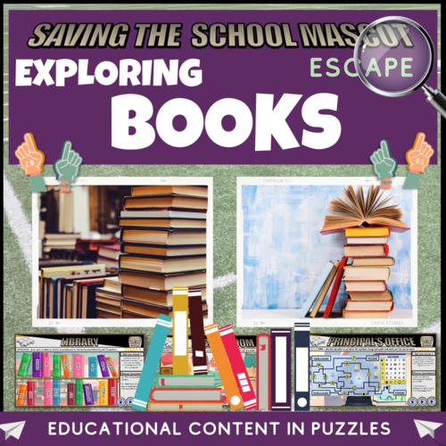Books and Reading Escape Room | Teaching Resources