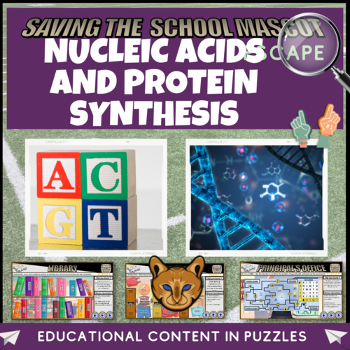 Nucleic acids and protein synthesis Escape Room | Teaching Resources
