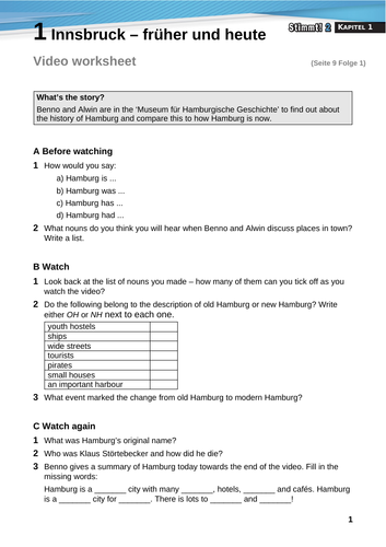 German - Stimmt! 2 Kapitel 1: Ich liebe Ferien! - Powerpoints ...