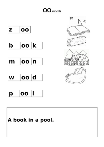 Jolly Phonics Set 5 Read and Match | Teaching Resources