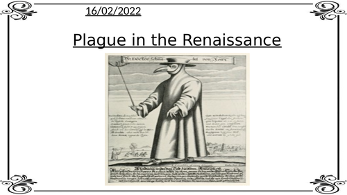 Great Plague Medicine Through Time Edexcel GCSE | Teaching Resources