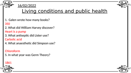 18th and 19th Century Medicine unit- Medicine Through Time Edexcel GCSE ...