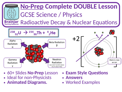 Radiation: Radioactive Decay and Nuclear Equations | Teaching Resources