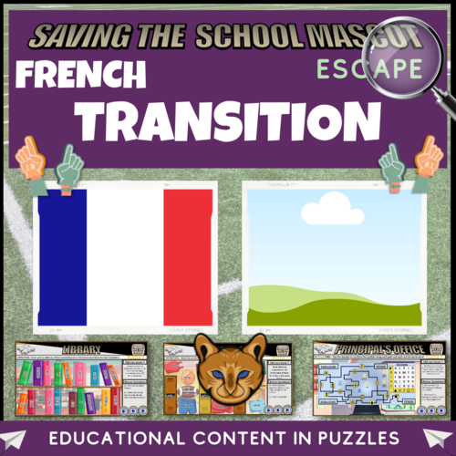 French - Transition Escape Room | Teaching Resources