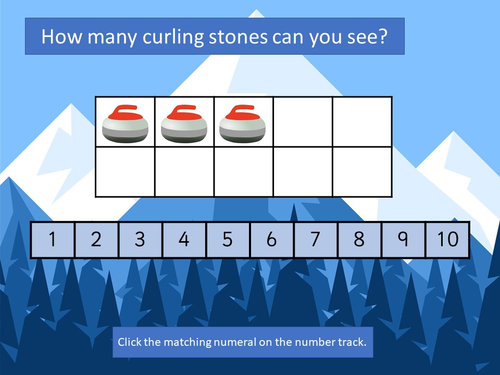 Counting to 10 Curling Winter Olympics | Teaching Resources
