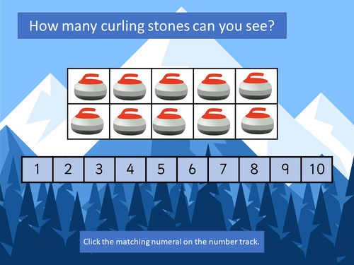 Counting to 10 Curling Winter Olympics | Teaching Resources