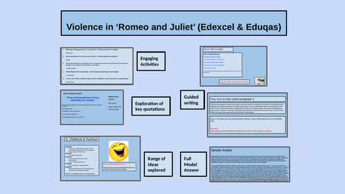 Violence in 'Romeo and Juliet': revision lesson with Edexcel/Eduqas ...