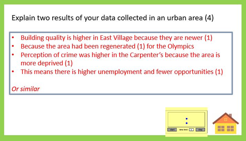 Edexcel B paper 2: URBAN regeneration fieldwork - exam question ...