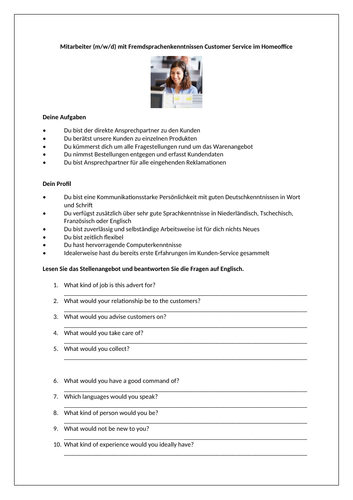 AQA/EDEXCEL Stimmt GCSE German (Higher) – Kapitel 7 – Sprachen ...