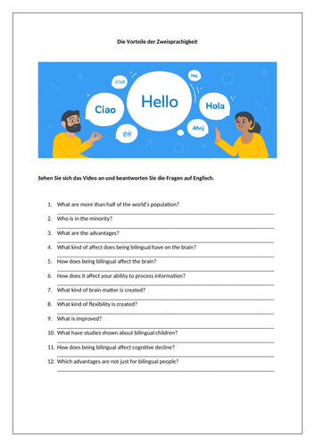 AQA/EDEXCEL Stimmt GCSE German (Higher) – Kapitel 7 – Sprachen ...