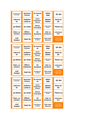AQA/EDEXCEL Stimmt GCSE German (Higher) – Kapitel 7 – Sprachen ...