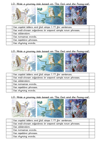 The Owl and the Pussy-cat | Teaching Resources
